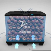 China Reusable PP Honeycomb Foldable Plastic Pallet Box For Auto Parts for sale