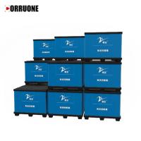 China Moisture Proof PP Turnover Box 600x400mm Polypropylene Glossy Surface Storage for sale