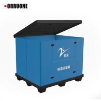China Moisture Proof PP Turnover Box 600x400mm Polypropylene Glossy Surface Storage for sale