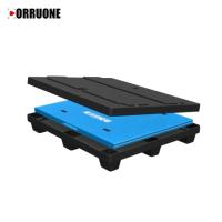 China Moisture Proof PP Turnover Box 600x400mm Polypropylene Glossy Surface Storage for sale