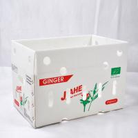 China Corruone waterproof recyclable corrugated plastic vegetable and fruit box for sale