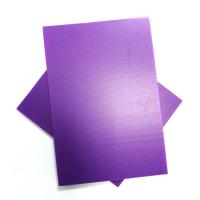 China Purple 12mm PP Corrugated Sheet Polypropylene Corrugated Plastic Sheet for sale