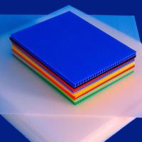 China 12mm Thick Eco Fluted Polypropylene Sheet Plastic Hollow Board for sale
