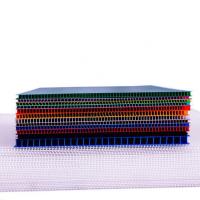China 12mm Thick Eco Fluted Polypropylene Sheet Plastic Hollow Board for sale