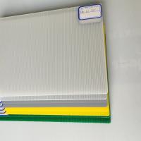 China Waterproof Pp Corrugated Board 2400x1200 Corrugated Plastic Roofing Sheets for sale