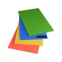 China Polypropylene PP Corrugated Sheet 10mm 12mm corrugated plastic roofing for sale