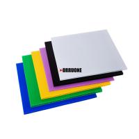 China PP 4x8 4mm 5mm Correx Board White Correx Fluted Board Customized for sale