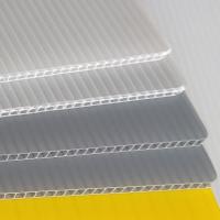 China PP 4x8 4mm 5mm Correx Board White Correx Fluted Board Customized for sale