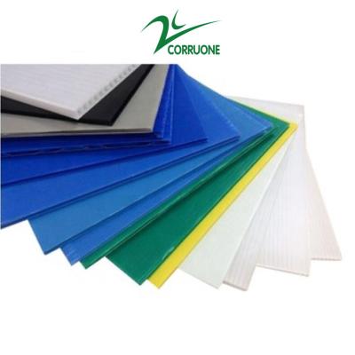 China Polypropylene 3mm Corflute Sheet Protection Correx Corflute 2440 X 1220 for sale