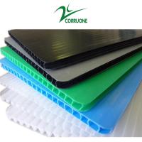 China 10mm 12mm White Corflute Sheets Correx Floor Protection Sheets for sale
