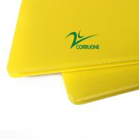 China Yellow Recycled PP Corrugated Sheet 900x600 Corrugated Plastic Panel for sale