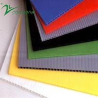 China 2440x1220 PP Corrugated Sheet 5mm 6mm Fluted Polypropylene Sheet for sale