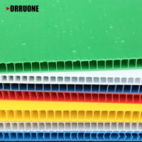 China 2mm 3mm Coroplast Board 2440*1220 Corrugated Plastic Panels for sale