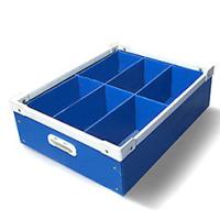 China Okra Folding PP Carton Box Correx Storage Corrugated PP Box for sale