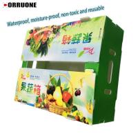 China Asparagus PP Corrugated Box Correx Corrugated Polypropylene Boxes for sale