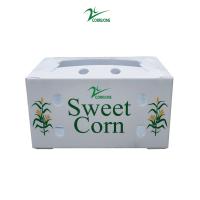 China Spinach Corrugated Plastic Produce Boxes 2mm Corflute Storage Boxes for sale