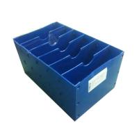 China Black Corrugated Plastic Storage Containers 850gsm 3.5mm Thickness for sale