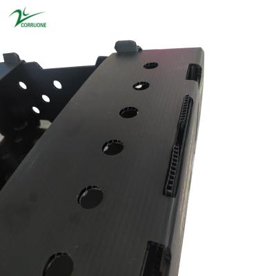 China PP Corrugated Plastic Box 500x270x270mm 3.5mm for Vegetable Fruit Agriculture Packing for sale