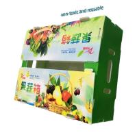 China PP Corrugated Plastic Box 500x270x270mm Waterproof Reusable Vegetable Fruit Packaging for sale