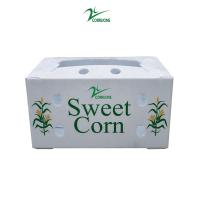 China Broccoli Corflute Storage Boxes Honeycomb Corrugated Box For Fruits for sale