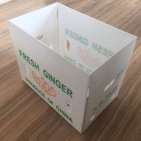 China PP Cartonplast Fruit Vegetable Corrugated Boxes For Grapes Broccoli for sale