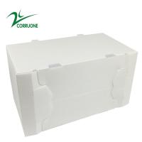China Custom PP Corrugated Plastic Corn Box 500x270x270mm Reusable Fruit Vegetable Packaging for sale