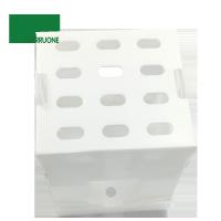 China Asparagus Corrugated Plastic Produce Boxes Food Grade Black White for sale