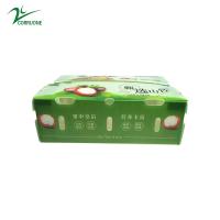 China Mangosteen PP Corrugated Box Glossy Apple Coroplast Box Customized for sale