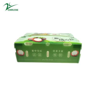 China Lemon Banana Fruit Corrugated Boxes Coflute Corrugated Polypropylene Boxes for sale