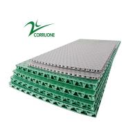 China Polypropylene Honeycomb Pp Sheet 11mm Thickness Black Coroplast Sheets 4x8 for sale