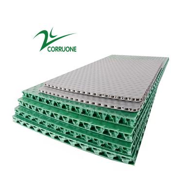 China Polypropylene Honeycomb Pp Sheet 11mm Thickness Black Coroplast Sheets 4x8 for sale