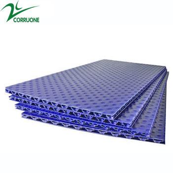 China 6mm 8mm PP Honeycomb Board 4x8 Corrugated Plastic Sheet for sale