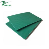 China Colored Corrugated Plastic Sheets 4 X8 PP Honeycomb Panel Green for sale