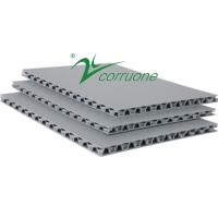 China Corruone PP double wall pp polypropylene plastic sheet honeycomb core pane board l with cellular structure for sale