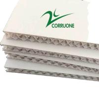 China Colored Polypropylene Coreflute Sheet 2400mm Yellow Correx Board for sale
