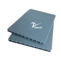 China Corrugated 7mm PP Honeycomb Panel Polypropylene Coloured Correx Sheets for sale