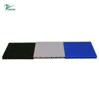 China 6mm 12mm Coloured Correx Plastic Honeycomb Sandwich Panel Blue for sale