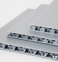 China Glossy Recycled PP Honeycomb Panel Hollow 3mm Correx Board for sale