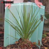 China Customizable Corrugated Plastic Tree Guard 230gsm 600gsm Lightweight UV Resistant Tree Protector for sale