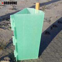 China PP Corrugated Plastic Tree Guard 2-12mm UV Resistant Pest Protection Wrap for sale