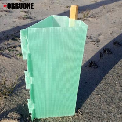 China Waterproof Corrugated Plastic Tree Guard PP Customized 2-12mm Thickness UV Resistant for sale
