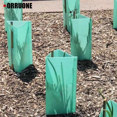 China PP Material Corrugated Plastic Tree Guard Reusable Protects Against Animals for sale