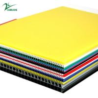 China Polypropylene Coroplast Corrugated Plastic Sheets Board 4ft X 8ft for sale