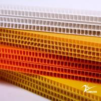China 4ft X 8ft Twin Wall Corrugated Plastic Sheets Uv Resistance For Eco Friendly Packaging for sale