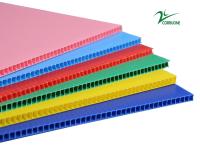 China 4ft X 8ft Twin Wall Corrugated Plastic Sheets Uv Resistance For Eco Friendly Packaging for sale