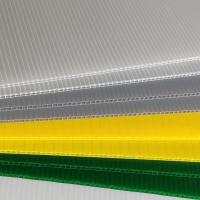China 4ft X 8ft Twin Wall Corrugated Plastic Sheets Uv Resistance For Eco Friendly Packaging for sale