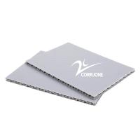 China Orange Corrugated Plastic Cover 12mm Bubble Sheet For Floor Protection for sale