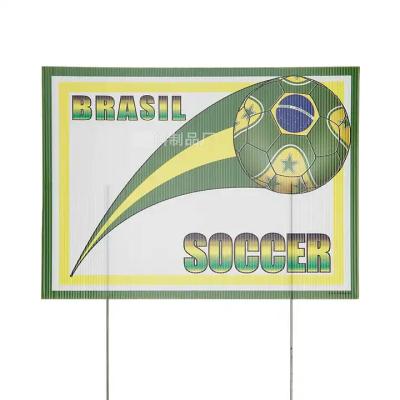 China Corruone 4x8ft Coroplast Sign Board Silk Screen Printed Weather Resistant PP Sheet for sale