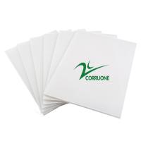 China Flame Retardant White Coroplast Board Glossy Lamination for sale