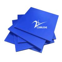 China Flame Retardant White Coroplast Board Glossy Lamination for sale